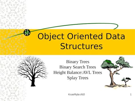 Pptx Kruseryba Ch101 Object Oriented Data Structures Binary Trees Binary Search Trees Height