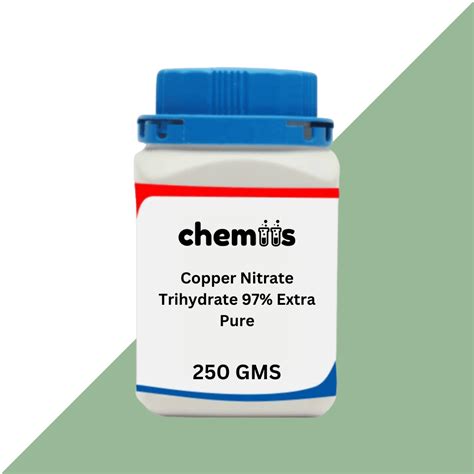Copper Nitrate Trihydrate 97 Extra Pure Chemiis