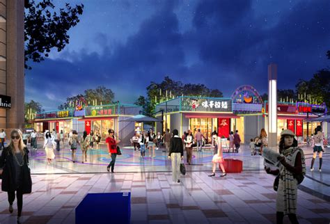 昆明夜市广场设计 云南夜市广场设计设计 云南光影科技