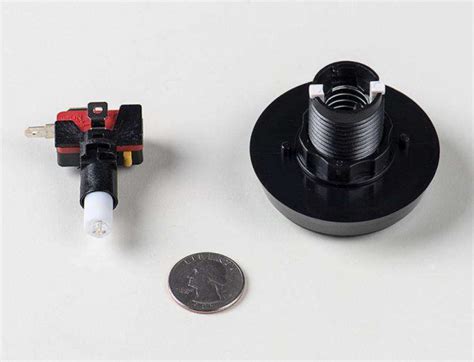 Buton Arcade Cu Led Rosu 60mm