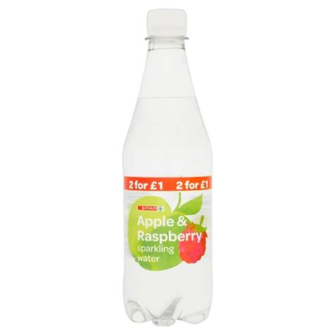 Spar Apple And Raspberry Sparkling Water 500ml Spar
