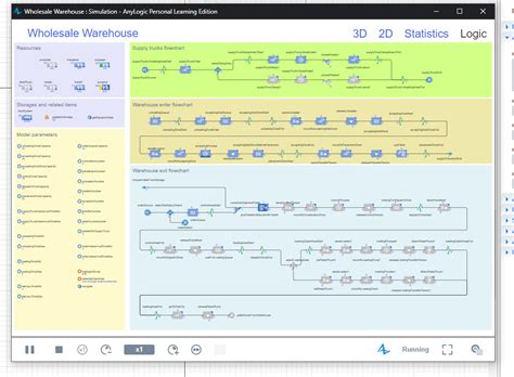 Simulation In Anylogic How Do You Keep Consistency When Switching