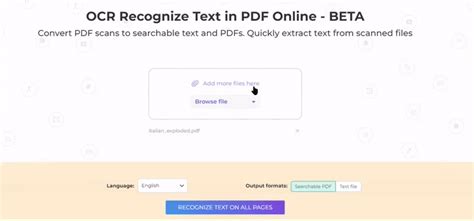 ocr reconocer texto en pdf en línea de forma gratuita deftpdf