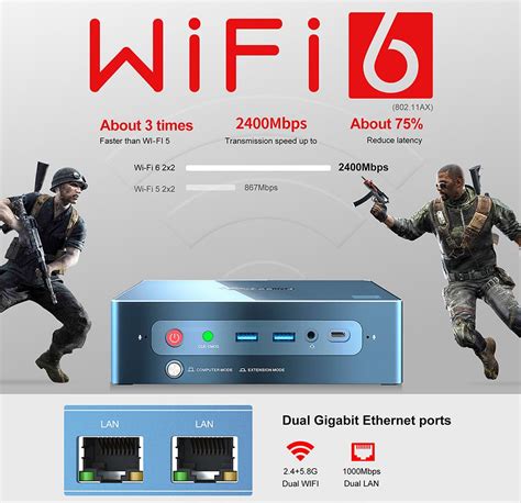 New Beelink Gt R Pro Mini Pc Amd Ryzen H Quad Core Gb Ram Gb Ssd Tb Hdd Radeon Vega