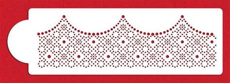 Ellas Pearl Embroidery Lace Stencil Kiwicakes