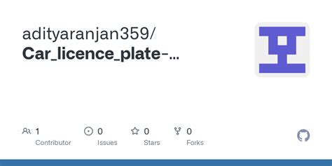 GitHub Adityaranjan Car Licence Plate Detection