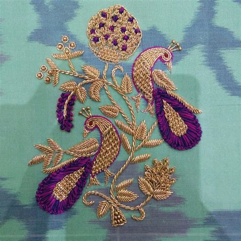 Stunning Peacock Embroidery Design