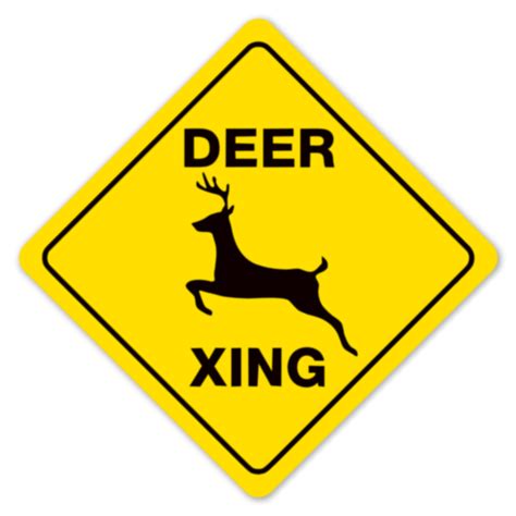 Deer Xing Sticker Ophelion