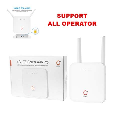 Jual Olax Ax6 Pro Router Wifi Mini 4g Router Nirkabel Cpe Mini 4g