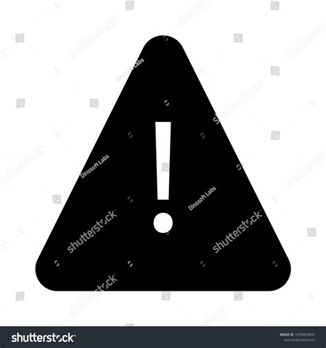 Error Warning Alert Royalty Free Stock Vector 1070429849