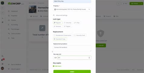 How To Add A Key To A Property Sworp