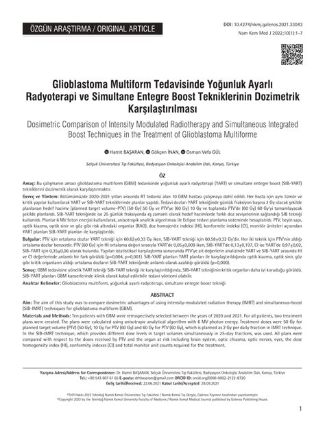 Pdf Dosimetric Comparison Of Intensity Modulated Radiotherapy And