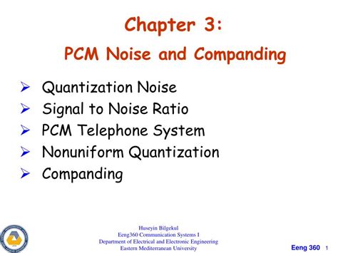 PPT Chapter 3 PCM Noise And Companding PowerPoint Presentation Free Download ID 488145