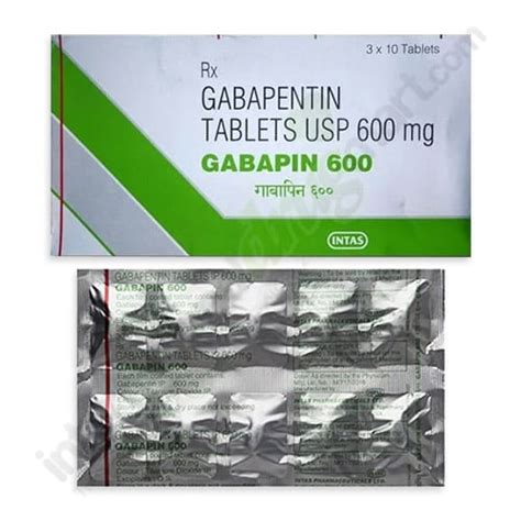 Gabapentin 600mg Tablets At Discounted Price Idm