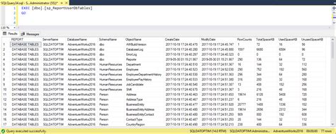 Genera Reporte De Tablas De Sql Server Datoptim