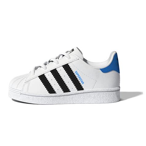 Adidas Sneakers Superstar Bimbo White Core Black Blue Rush Mascheroni