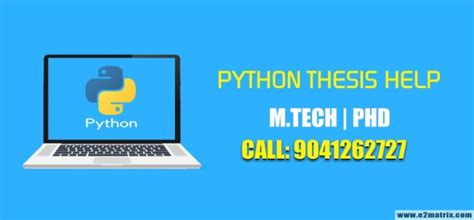 Python Thesis Help Python Research Guidance M Tech Phd Thesis Help Jalandhar Research