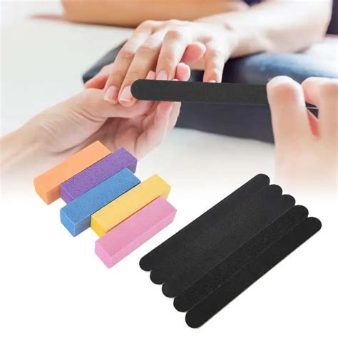 10 Pcsset Nail Files Nail Art Sanding Buffer Block Pedicure Manicure