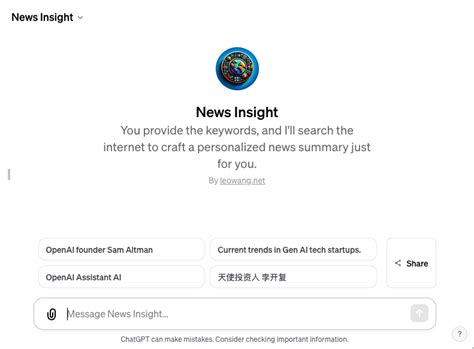 Openai Gpts News Insight The Ai Revolutionizing Tech News By Leo