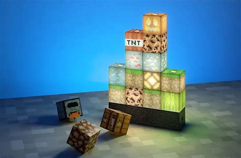 This Minecraft Block Building Light Lets You Build Your Own Nightlight
