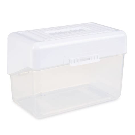 Pen Gear Index Card Box 3 X 5 Clear