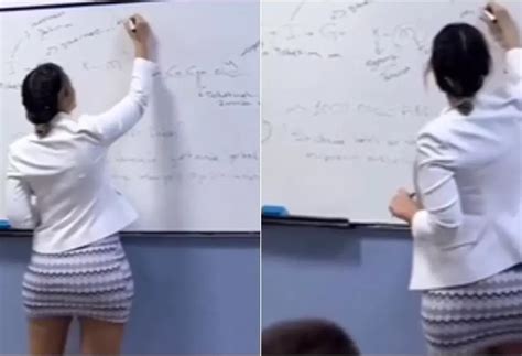 Aprobar An La Materia Sensual Profesora De Qu Mica Se Roba La Mirada De Sus Estudiantes Video