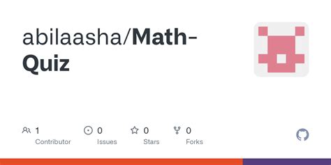 Github Abilaasha Math Quiz
