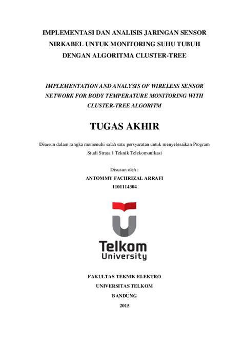 Pdf Implementasi Dan Analisis Jaringan Sensor Nirkabel Untuk