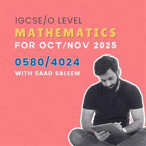 Igcse O Level Math Oct Nov 2025 Mathlete By Saad