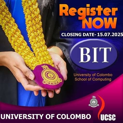 Bachelor Of Information Technology Bit External Degree Programme 2025 University Of Colombo
