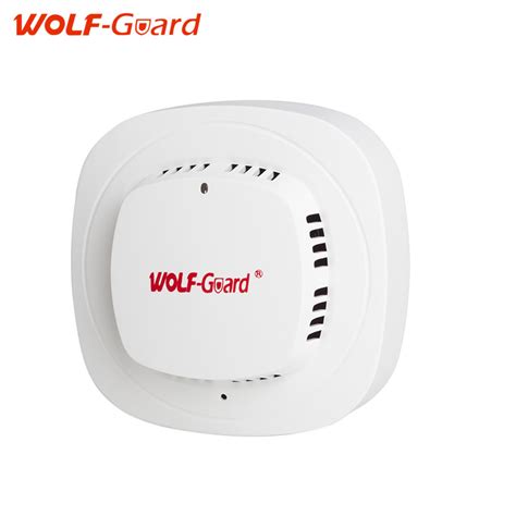 Wolf Guard White 433mhz Wireless Alarm Sensors Wireless Fire Smoke