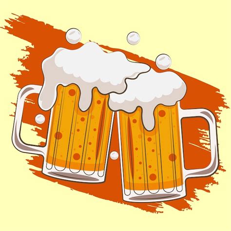 Premium Vector Drink Beer National Drink Beer Day Illustration Vector