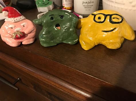 Clay Blob People Clay Clay Crafts Crafts