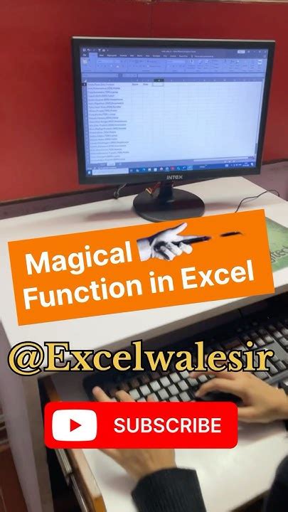Magical Function In Excel🧙excelwalesir Exceltricks Ytshorts
