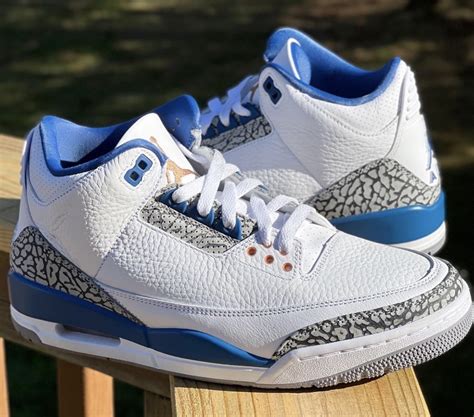 Jordan 3 True Blue Air Jordan 3 Retro White True Blue 2001