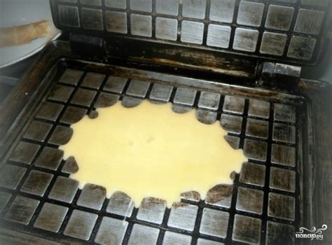 Вафли тонкие - пошаговый рецепт с фото на Повар.ру