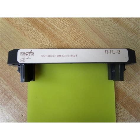 Facts Engineering F3 Fill Cb Dl305 Filler Module 0902 Mara Industrial