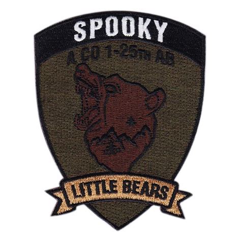 A Co 1 25 Ab Little Bears Patch Alpha Company 4th Attack
