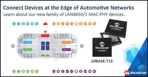 Microchip Technology Unveils Power Over Ethernet Ics For Automotive