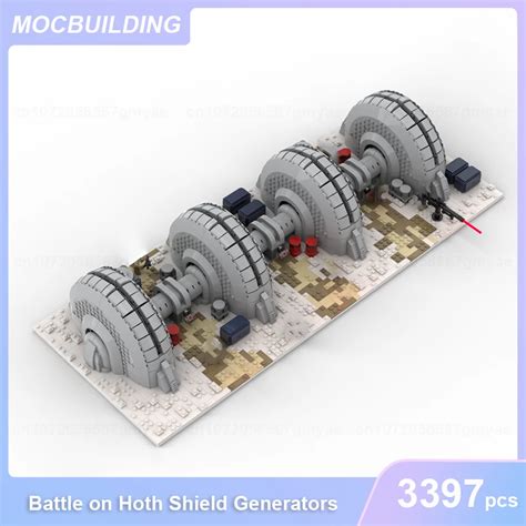 Battle On Hoth Shield Generators And Rebel Base Gate Moc Building Blocks