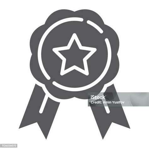 문자 모양 아이콘 수상 업적 배지 기호 벡터 그래픽 백색 배경에 단단한 패턴 메달 10에 대한 스톡 벡터 아트 및 기타 이미지