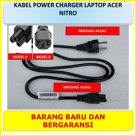 Jual Kabel Power Adaptor Laptop Acer Nitro Original Shopee Indonesia