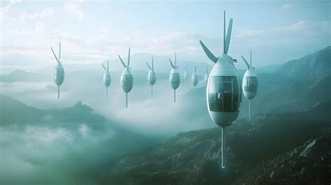 Autonomous Wind Turbine Fleet Powering Remote Rural Landscapes Through Advanced Flying Energy