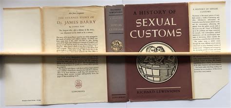 A History Of Sexual Customs By Lewinsohn Richard Near Fine Hardcover