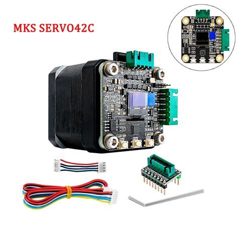 Rampas MKS Servo42c Pcba 32Bit Brazo De Bucle Cerrado Controlador De Motor Paso A Paso NEMA17
