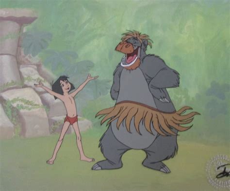 Original Walt Disney Production Cel From The Jungle Book Featuring