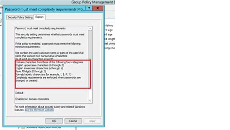 Solved Set Server 2012 Ad Password Requirements To Be A Combination Of All 4 Requirements