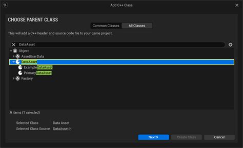 Data Assets In Unreal Engine Unreal Engine 57 Documentation Epic