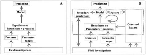 1 Modeling Process In Traditional Modelling And Pattern Oriented Download Scientific Diagram