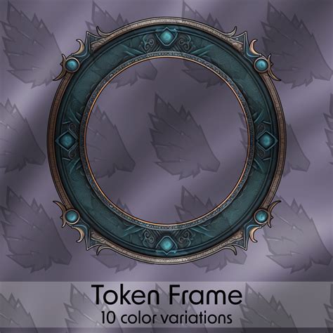 Elevate Your Dandd And Pathfinder Adventures With Exquisite Custom Token Frames For Ttrpgs